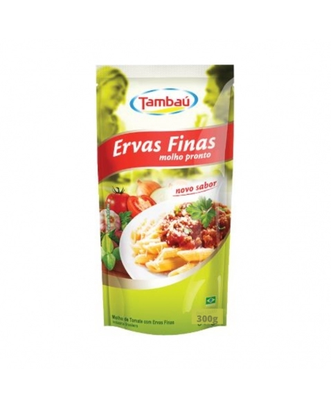 Molho de Tomate Ervas Finas Sachê Tambaú 300g